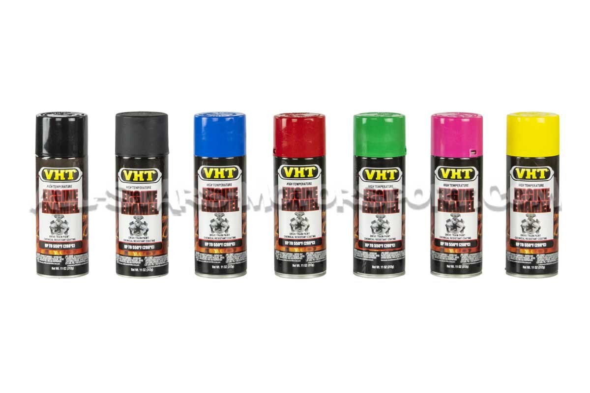 VHT Engine Enamel Paint Spray Black, Red, Blue, Yellow...